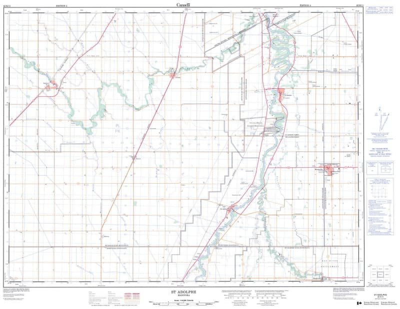 062H11 - ST. ADOLPHE - Topographic Map
