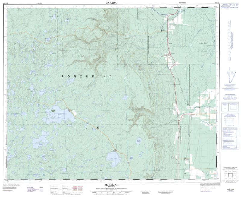 063C11 - MAFEKING - Topographic Map