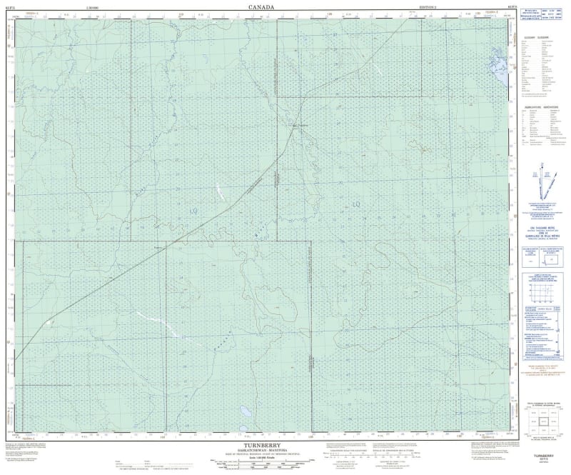 063F05 - TURNBERRY - Topographic Map