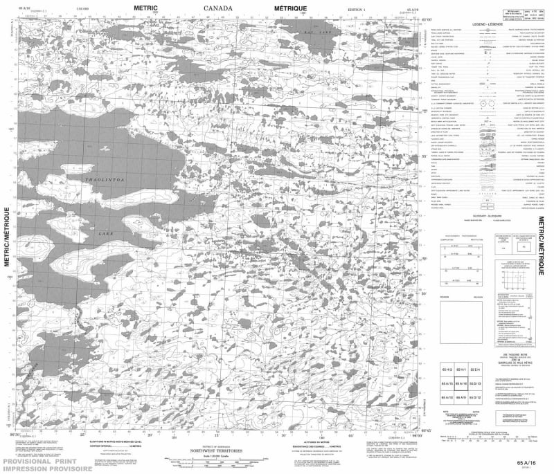 065A16 - NO TITLE - Topographic Map