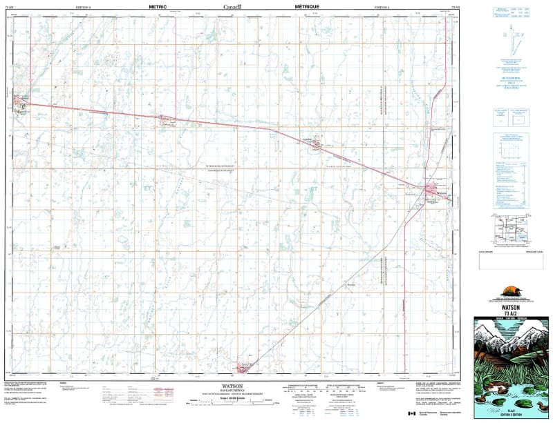 073A02 - WATSON - Topographic Map