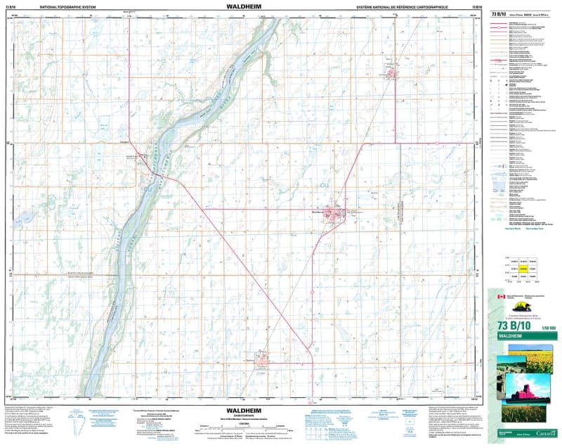 073B10 - WALDHEIM - Topographic Map
