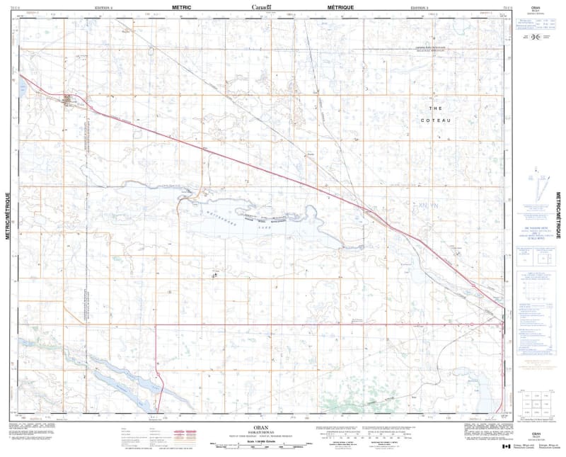 073C01 - OBAN - Topographic Map
