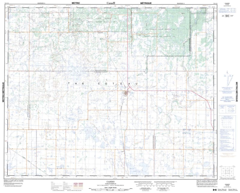 073C08 - CANDO - Topographic Map