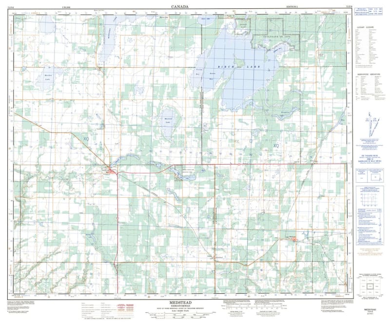 073F08 - MEDSTEAD - Topographic Map
