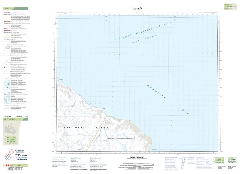 078B13 - COWPER POINT - Topographic Map