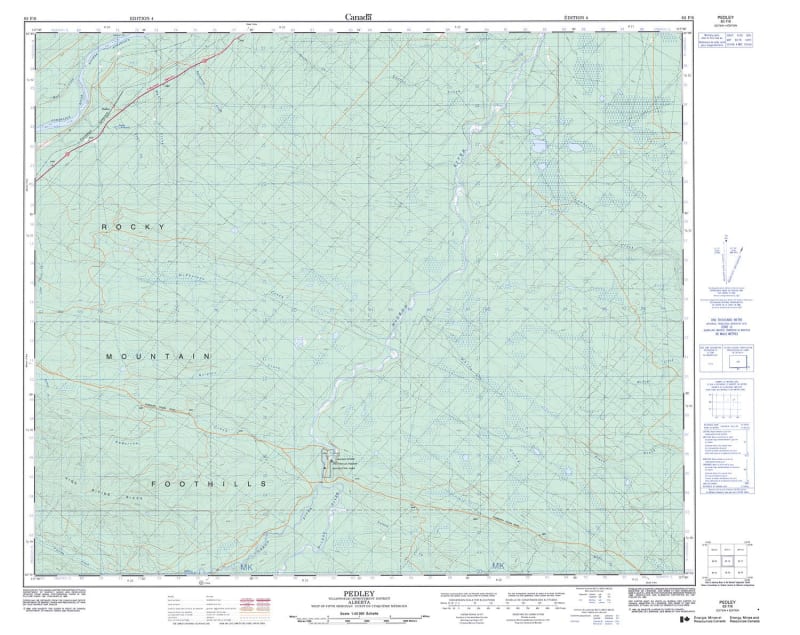 083F06 - PEDLEY - Topographic Map