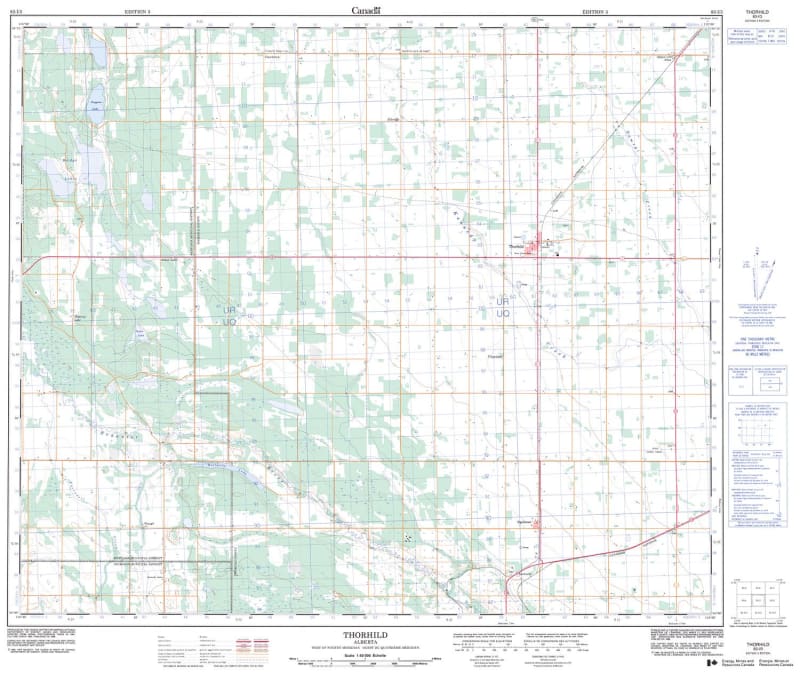 083I03 - THORHILD - Topographic Map