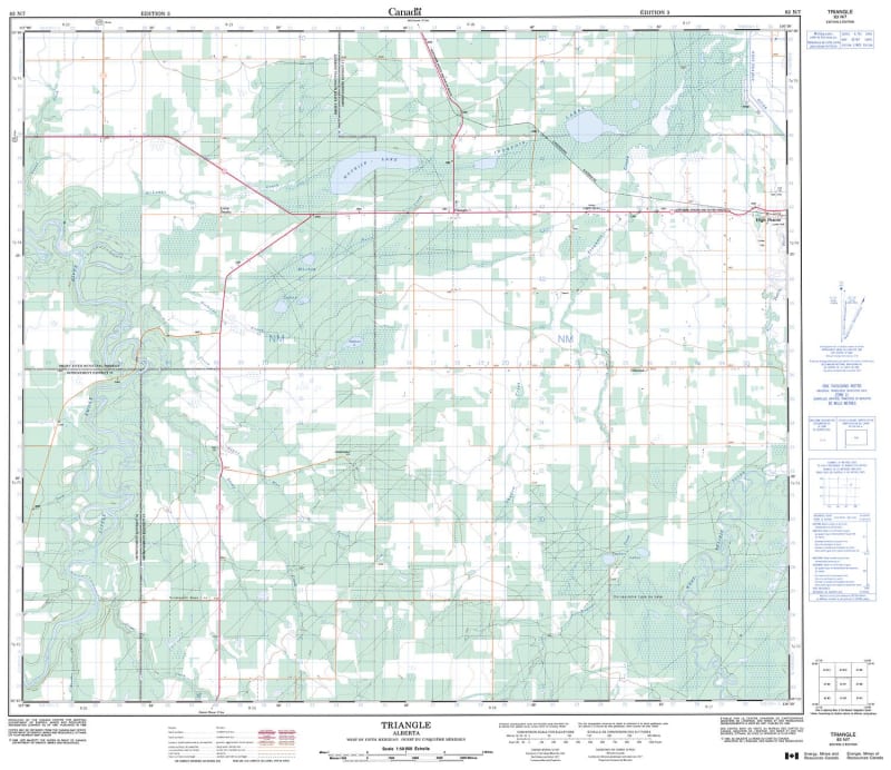 083N07 - TRIANGLE - Topographic Map