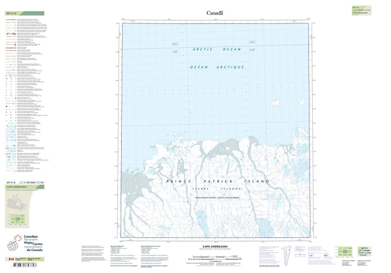 089C06 - CAPE ANDREASEN - Topographic Map