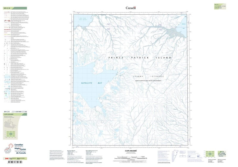 089C08 - CAPE KRABBE - Topographic Map