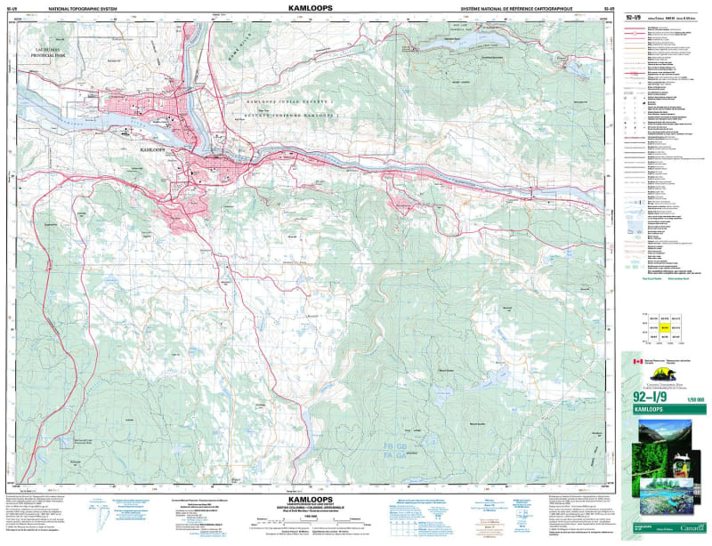 092I09 - KAMLOOPS - Topographic Map