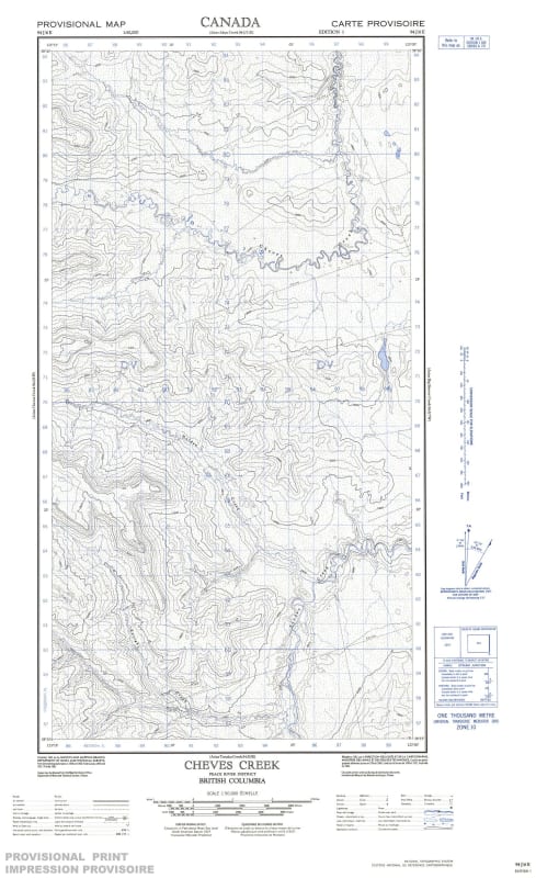 094J06E - CHEVES CREEK - Topographic Map