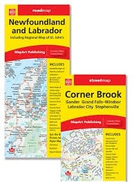 Newfoundland & Labrador travel & road map. Includes Provincial maps of ...