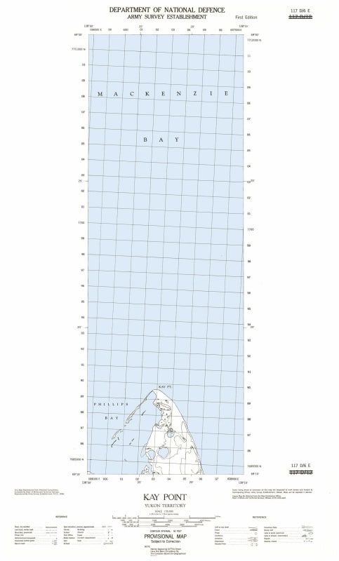 117D06E - KAY POINT - Topographic Map