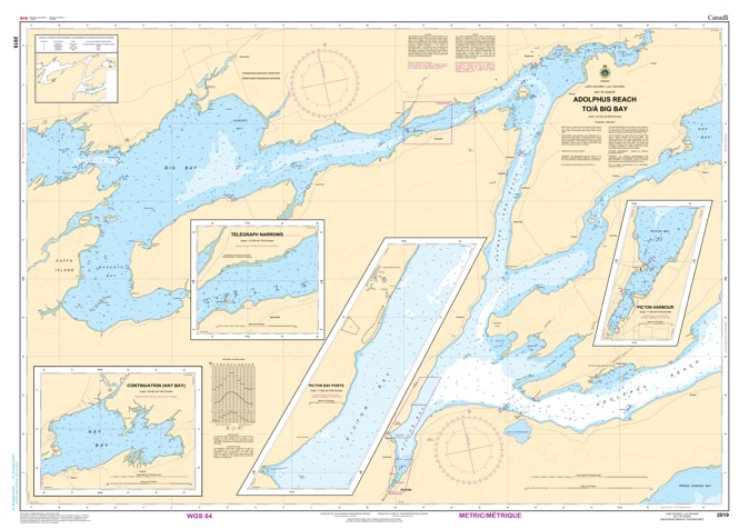 Navigate the Bay of Quinte safely with CHS Chart 2019: Adolphus Reach ...