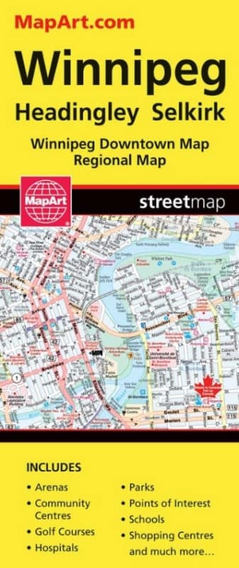 Winnipeg City & Region Map. This is a must have for anyone travelling ...