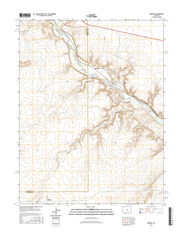 Hobson Colorado - 24k Topo Map