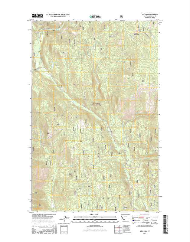 Gold Hill Montana - 24k Topo Map