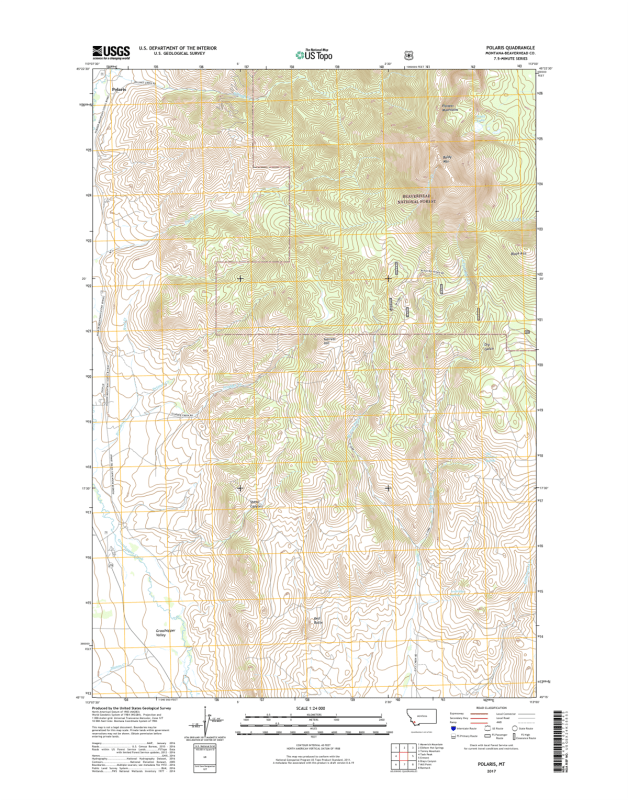 Polaris Montana - 24k Topo Map