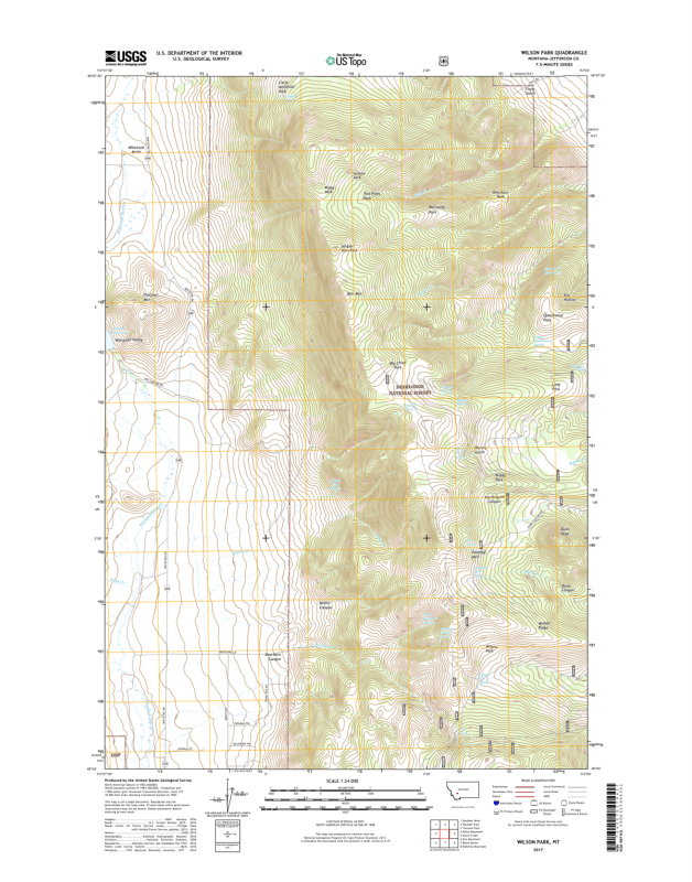 Wilson Park Montana - 24k Topo Map