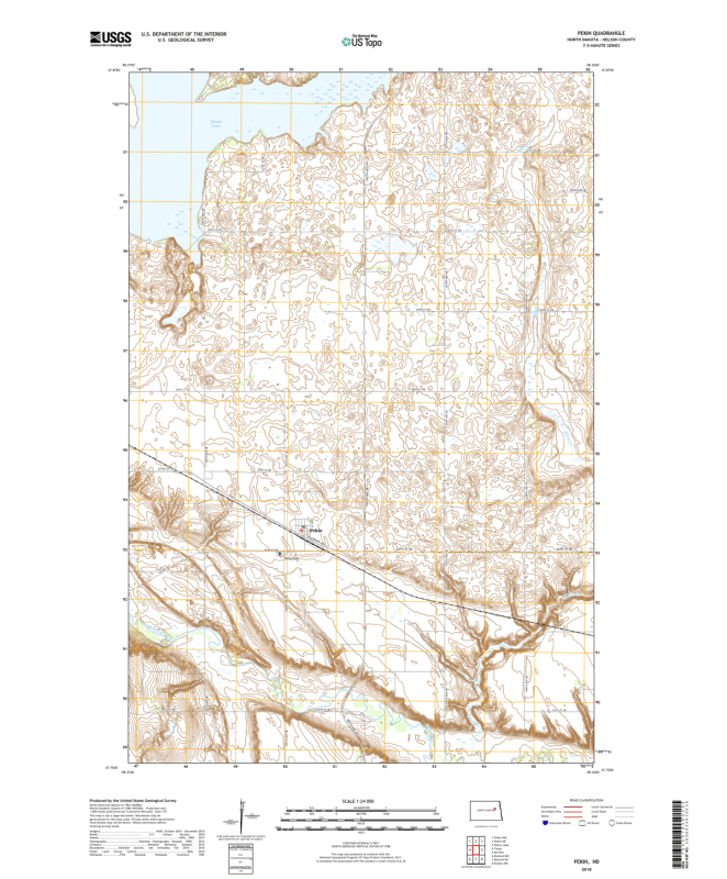 Pekin North Dakota - 24k Topo Map