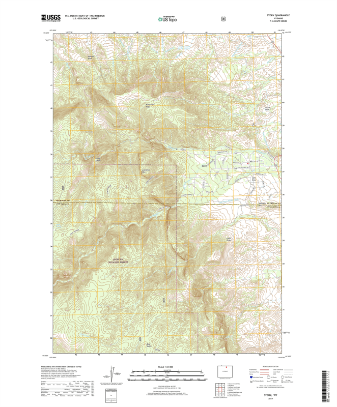 Story Wyoming - 24k Topo Map