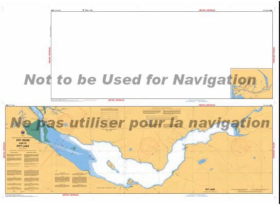 3062 - Pitt River & Pitt Lake Nautical Chart