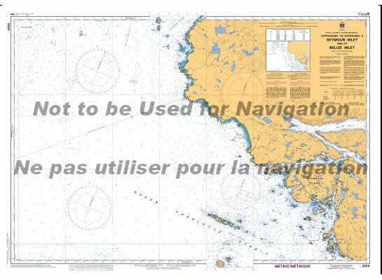 3550 - Approaches to Seymour Inlet and Belize Inlet Nautical Chart ...