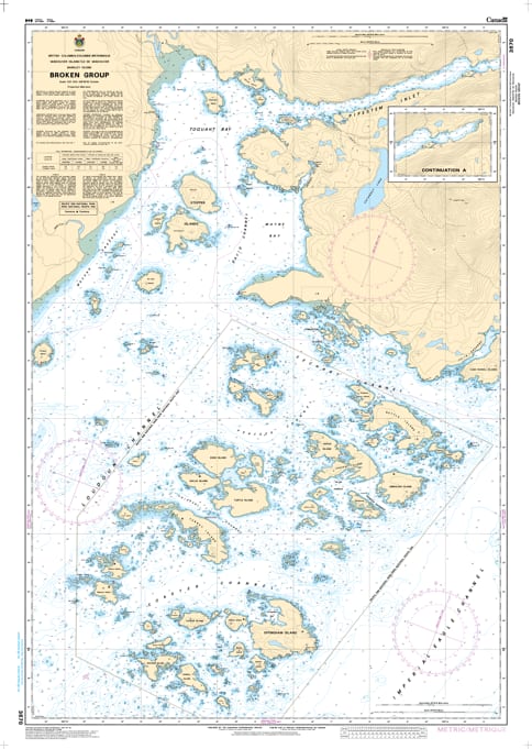 Explore the Broken Group Islands safely with CHS Chart 3670. Official ...