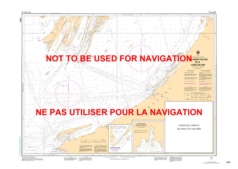 5707 - Belanger Island to Long Island - Canadian Hydrographic Service ...
