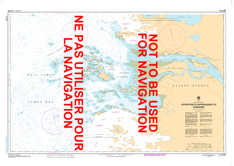 5720 - Approaches to Chisasibi - Canadian Hydrographic Service (CHS)'s ...
