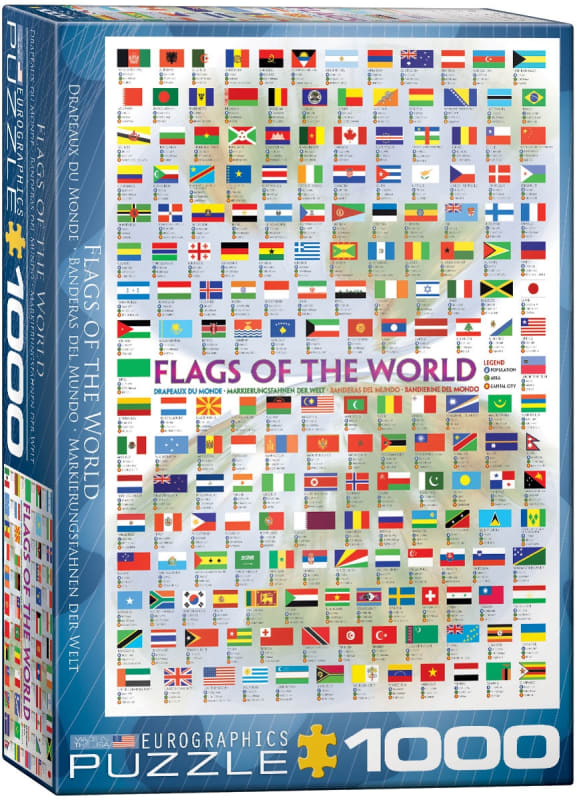 Flags Puzzle 1000 Pieces