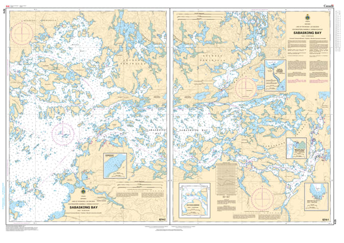 Explore the southeast reaches of Lake of the Woods with Chart 6214 ...