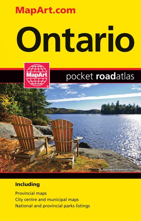 Ontario Pocket Road Atlas. City street mapping for Barrie, Brampton ...