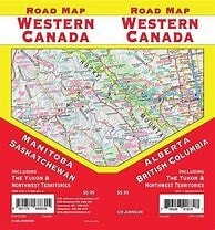Western Canada Travel & Road Map. This map covers BC, Alberta ...