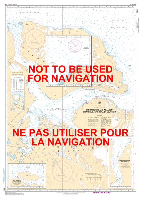 7212 - Bylot Island and Adjacent Channels Nautical Chart. Canadian ...