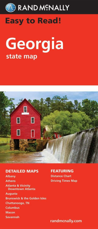 Navigate Georgia with confidence using the Rand McNally State Travel ...