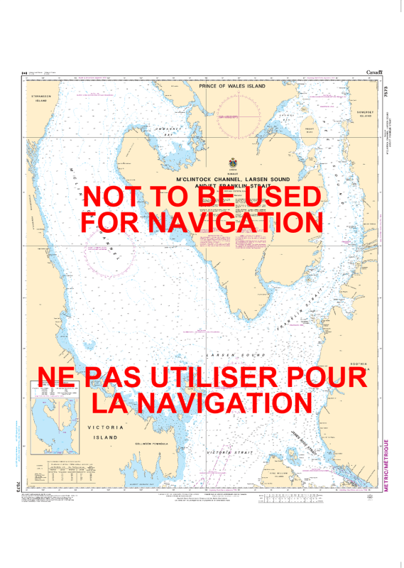 7573 - M'Clintock Channel, Larsen Sound and Franklin Strait. Canadian ...