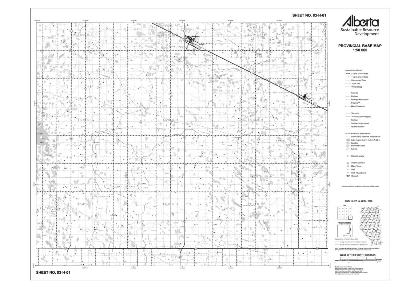 83H01R Alberta Resource Access Map