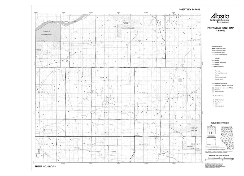 84D03R Alberta Resource Access Map