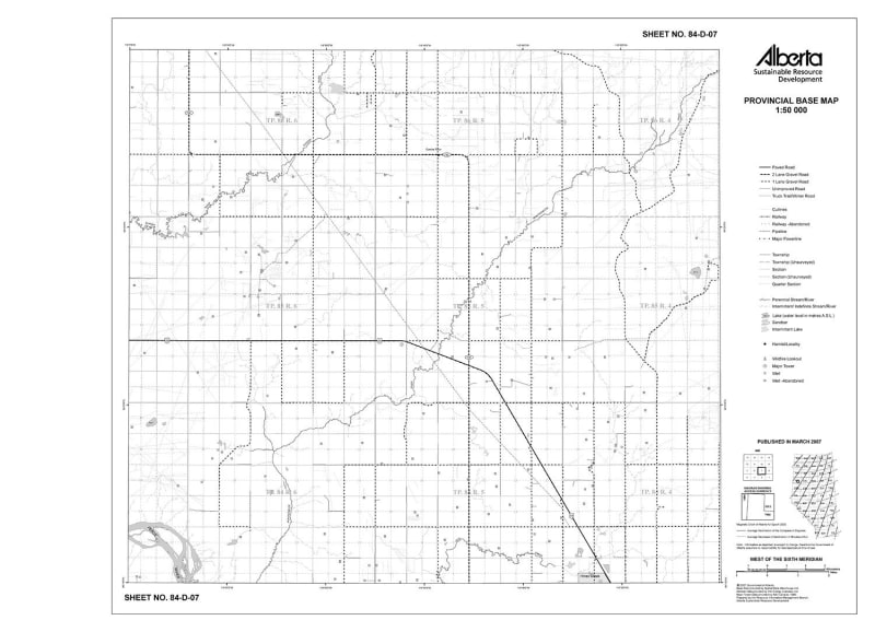 84D07R Alberta Resource Access Map