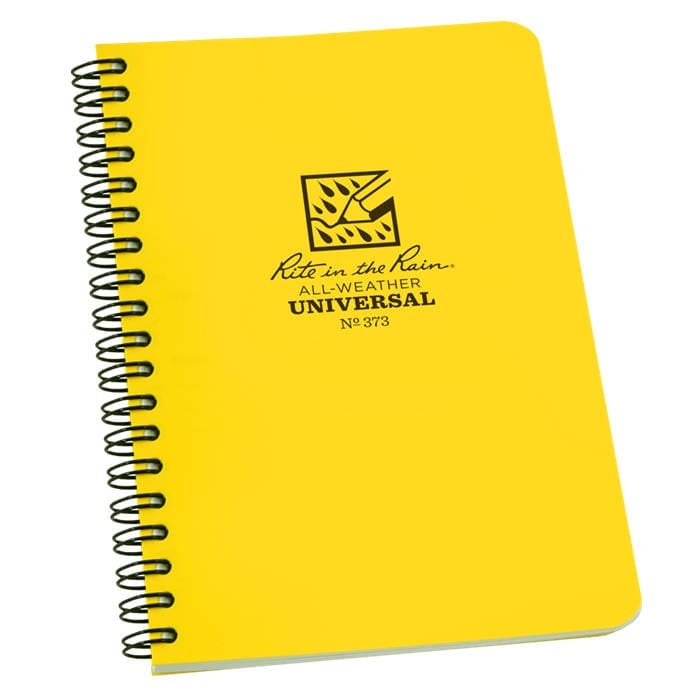 Rite in the Rain - Side Spiral Universal Notebook Yellow. This ...