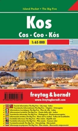 Kos Greece pocket map by Freytag and Berndt. Experience all of the ...