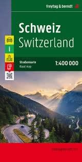 Switzerland Travel Map. A hard-backed fully indexemap of Switzerland ...
