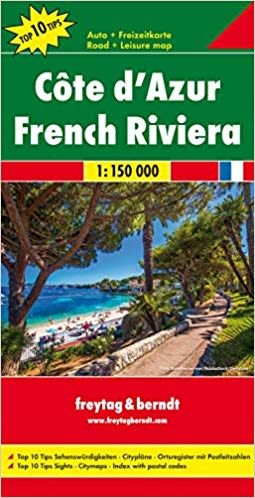 The French Riviera - France Travel & Road Map. Freytag & Berndt road maps are available for many ...