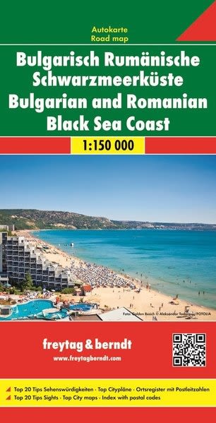 Detailed F&B road map (1:150k) of the Bulgarian & Romanian Black Sea ...