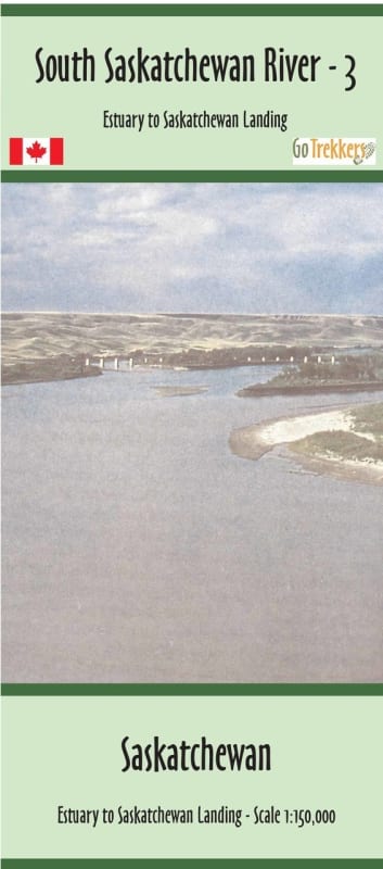 South Saskatchewan River Canoe Map - Estuary to SK Landing. Map number ...
