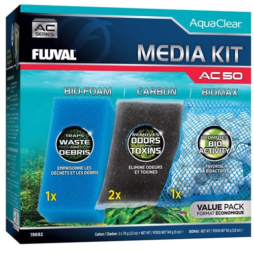 AquaClear AC50 Power Filter Media Maintenance Kit