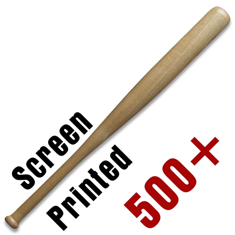 Bulk 18â€ Baseball Bats printed fast! Excellent Quality